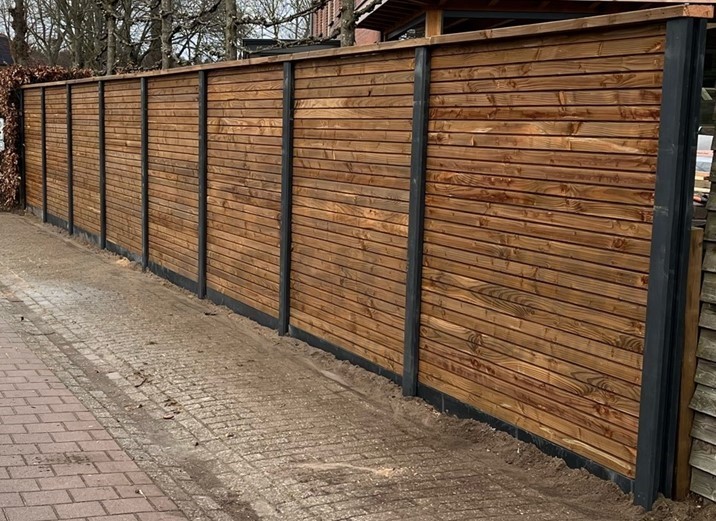 Rhombus profiel scherm - Mega-Schutting B.V.